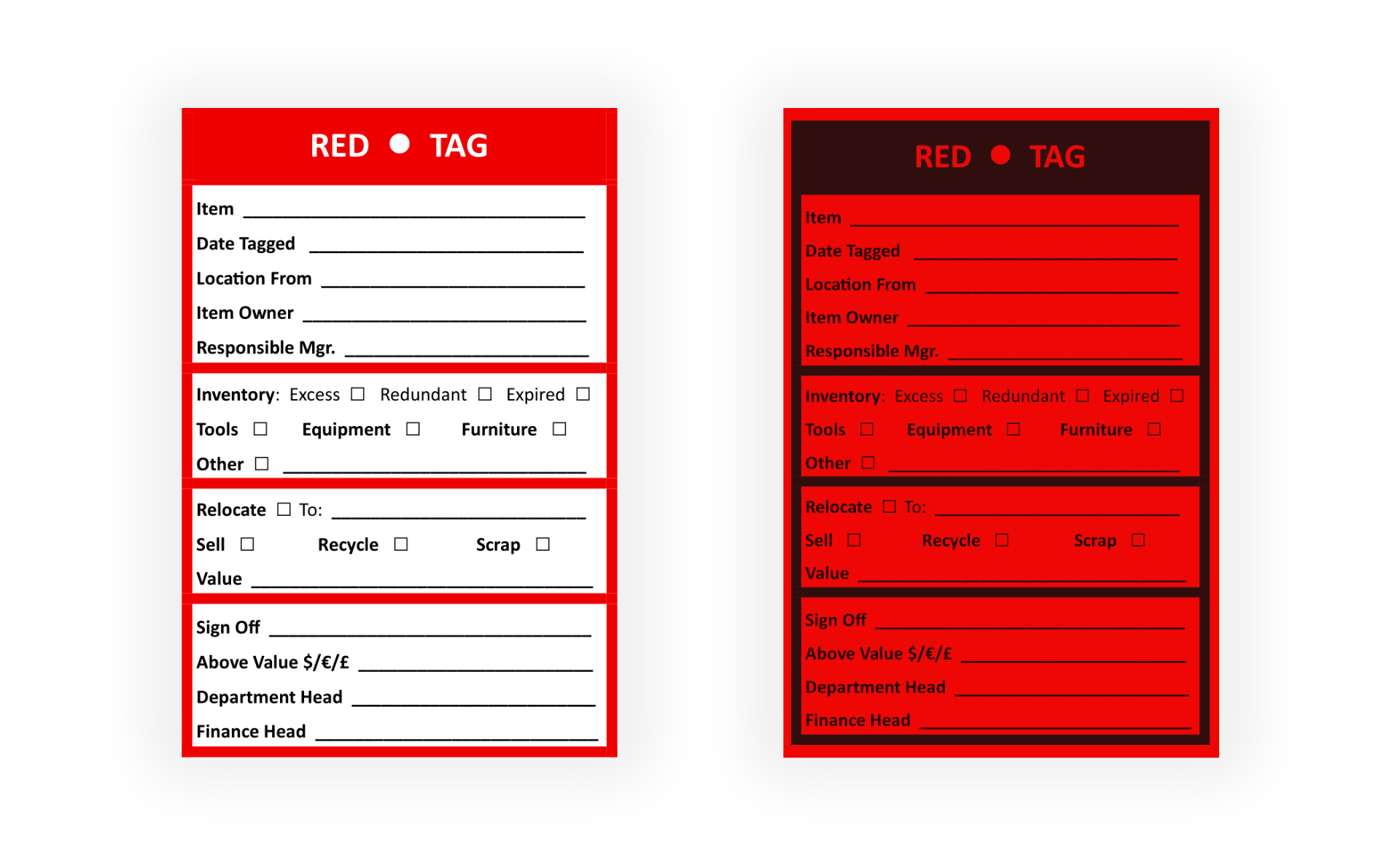 5S Red Tags Template + Guide — Customise, Print and Use